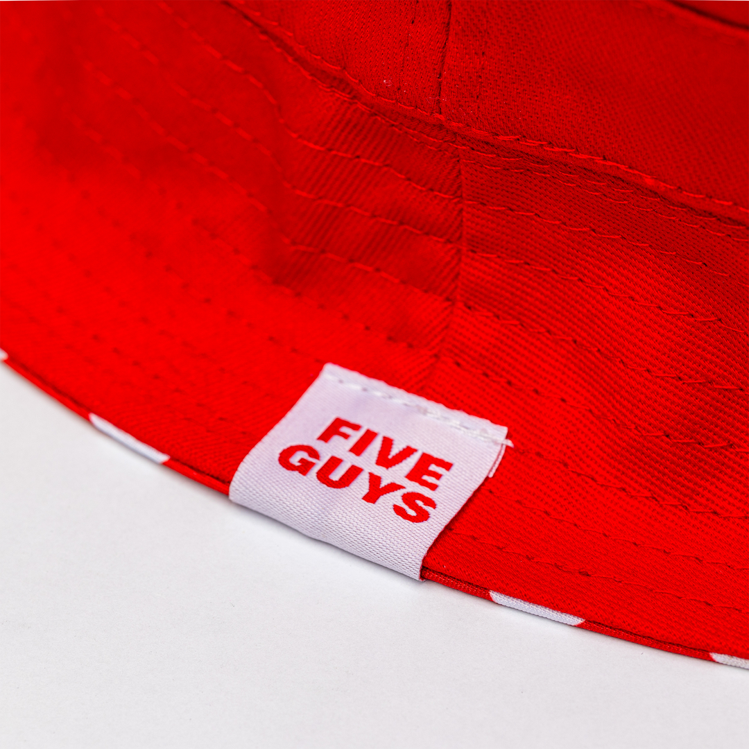 Five Guys Checkerboard Reversible Bucket Hat – Five Guys Merch Store